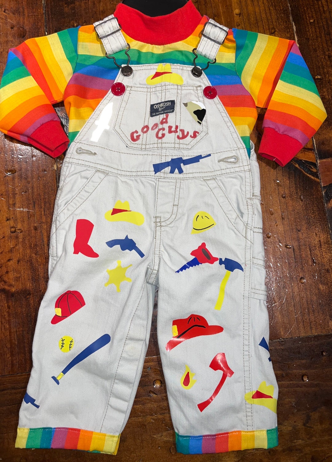 9 M. Chucky Good Guy Halloween Dress up Costume. Size 9 - Etsy