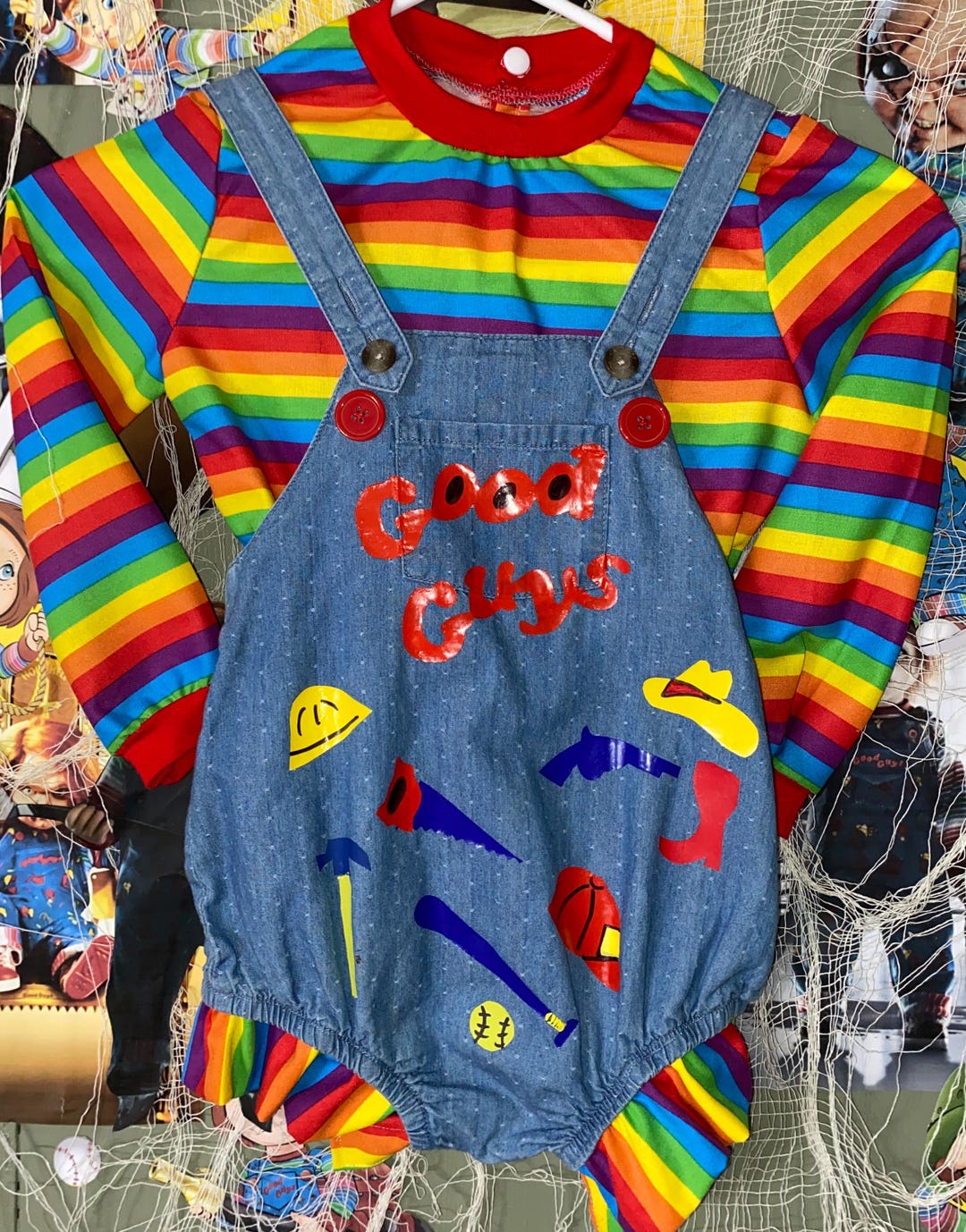 18 M. Chucky Good Guy Halloween - Dress up Costume. Size - 18 Months - Etsy