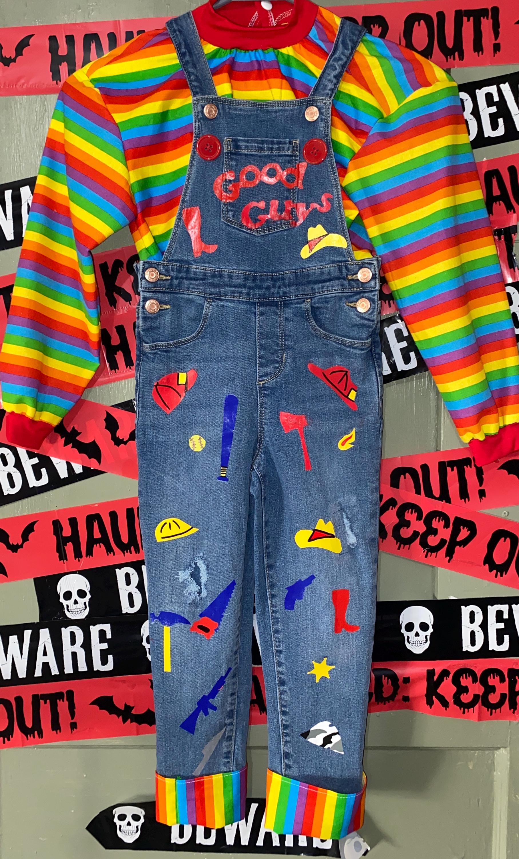 4t. Chucky Good Guy Halloween - Dress up Costume. Size - 4T Coveralls ...