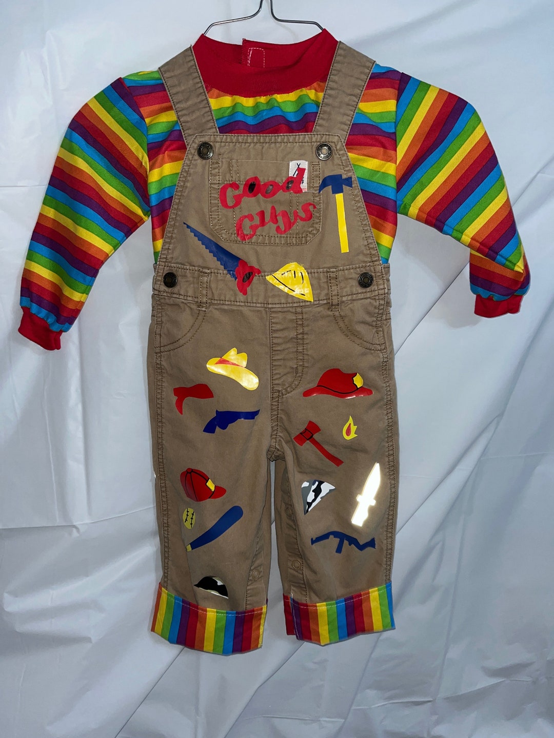 12 M. Chucky Good Guy Halloween - Dress up Costume. Size - 12 Months - Etsy