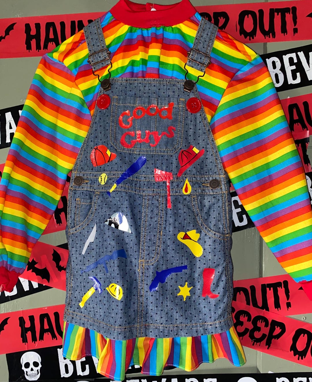 4t. Chucky Good Guy Halloween - Dress up Costume. Size - 4T Coveralls ...