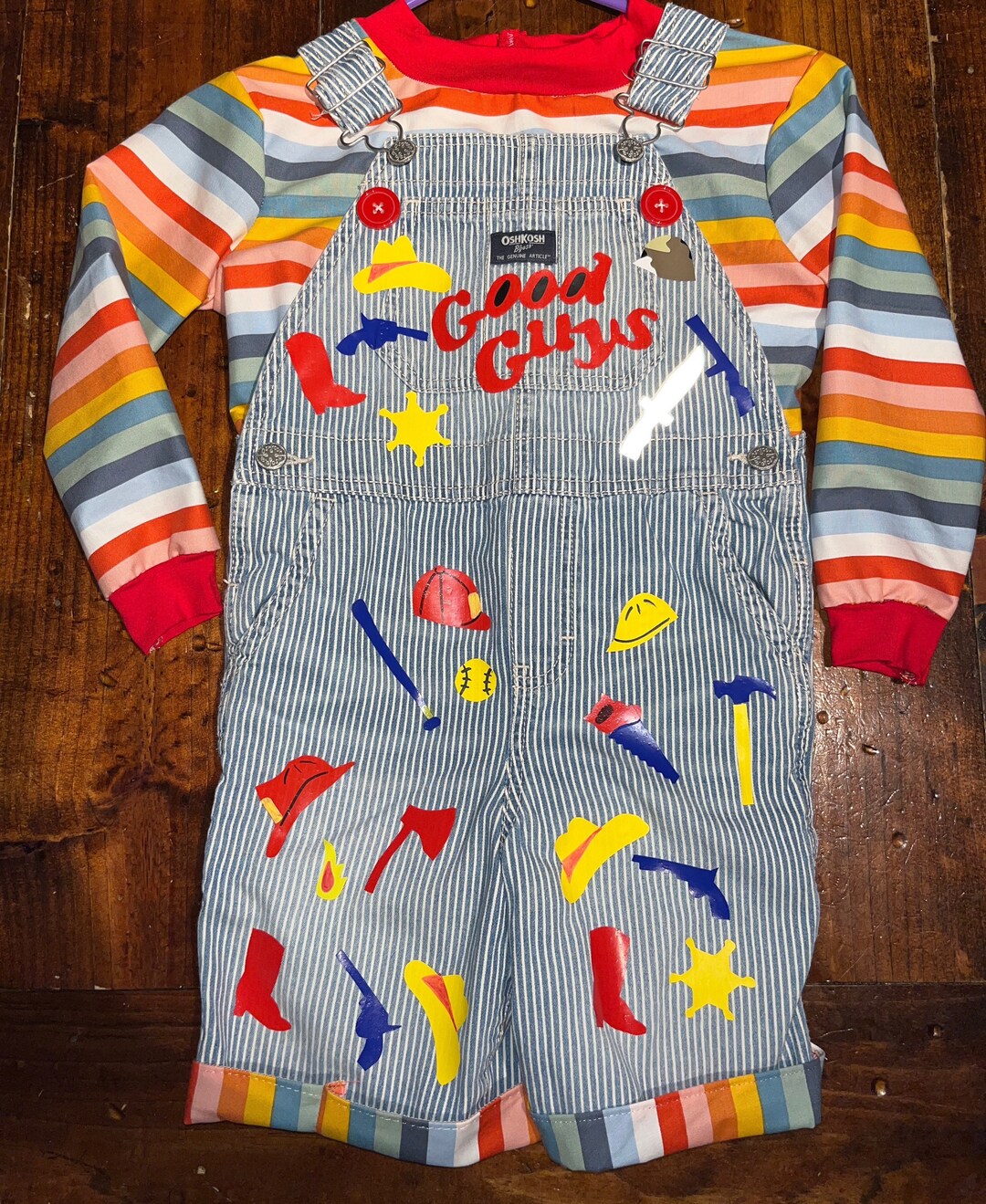 5t. Chucky Good Guy Halloween - Dress up Costume. Size - 5t - Etsy