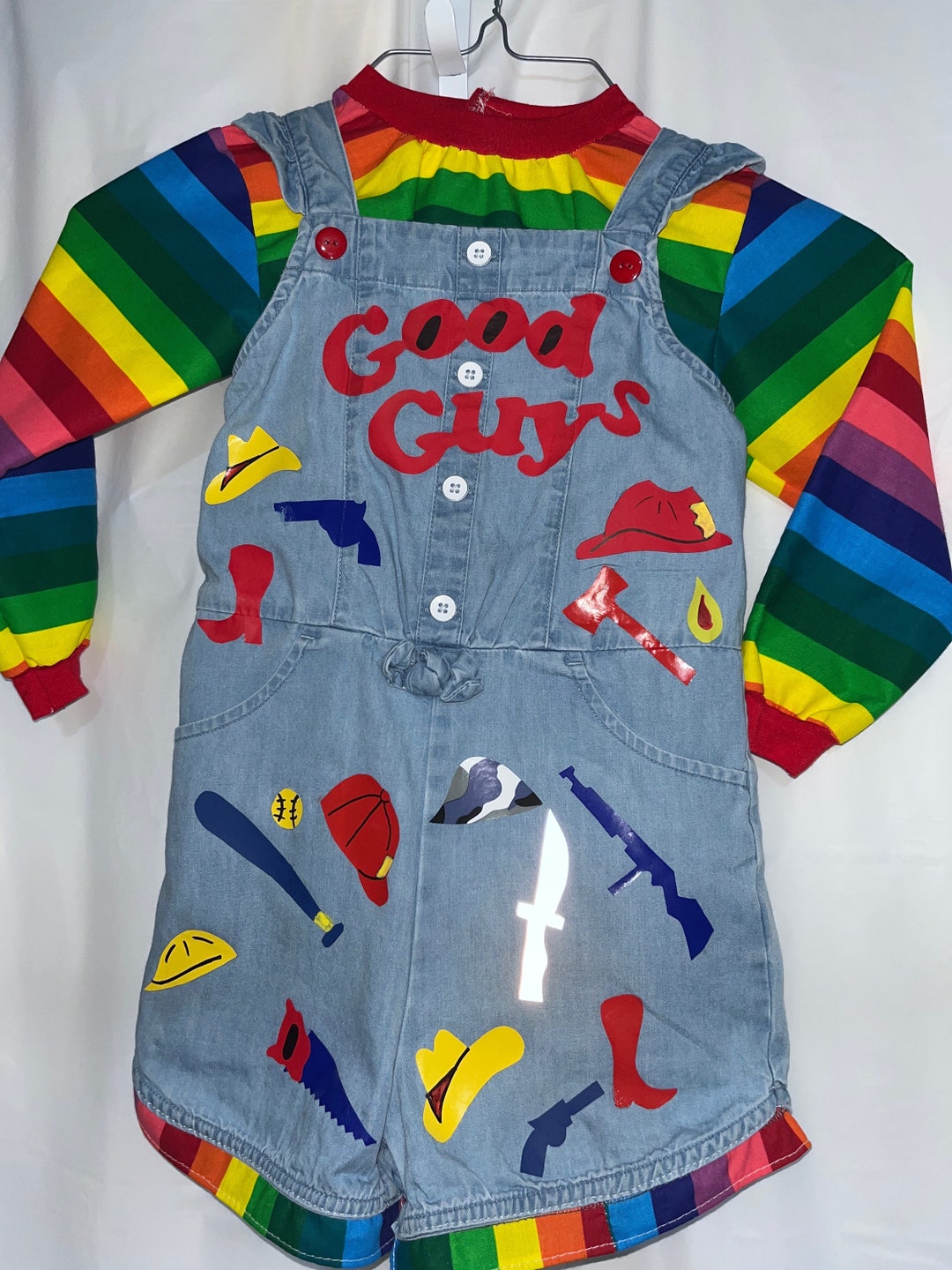 3T. Chucky Good Guy Halloween - Dress up Costume. Size - 3T - Etsy