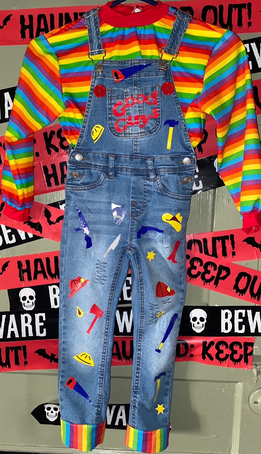 4t. Chucky Good Guy Halloween - Dress up Costume. Size - 4T Coveralls ...
