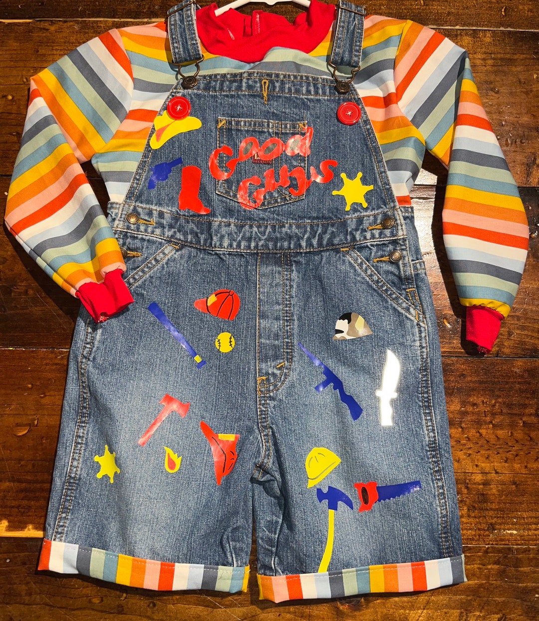 5t. Chucky Good Guy Halloween - Dress up Costume. Size - 5t - Etsy
