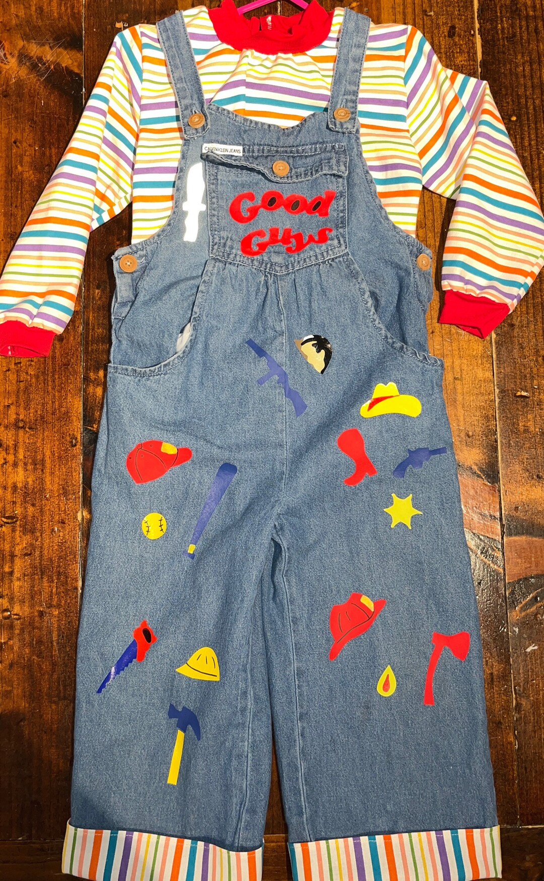 3t. Chucky Good Guy Halloween - Dress up Costume. Size - 3t - Etsy