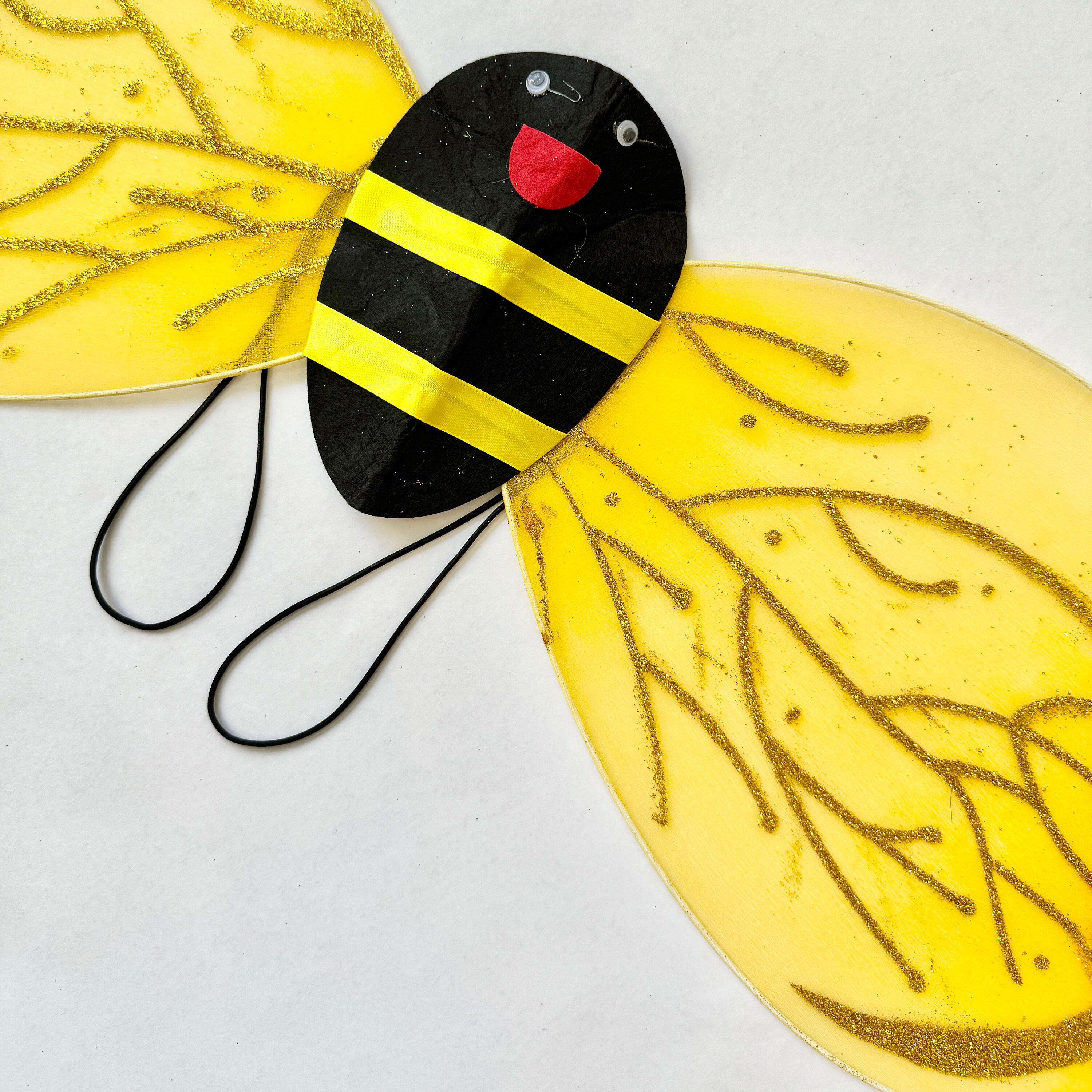 Buzzing Fairy: 4-piece Bee Costume Set for Girls With Wings, Tutu, Wand ...