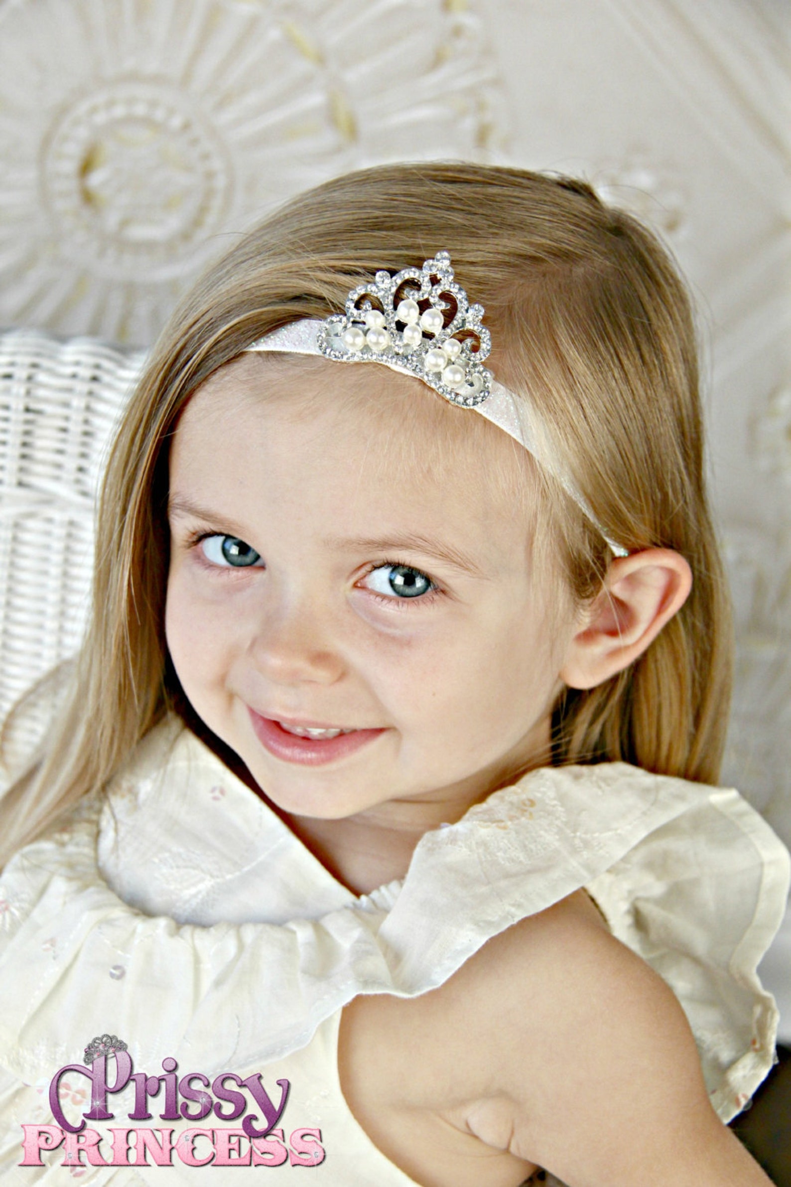 Baby Tiara Headband Baby Tiara Newborn Headband Photo Prop - Etsy