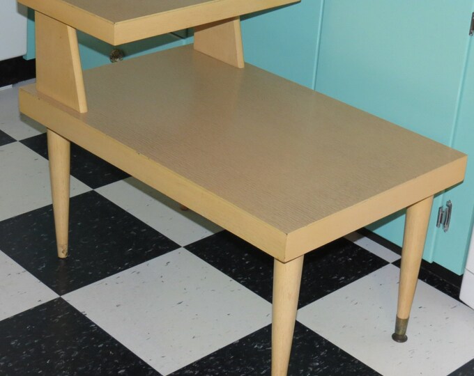 Mersman 8124 Mid Century Blonde Step Vintage End Table - Etsy