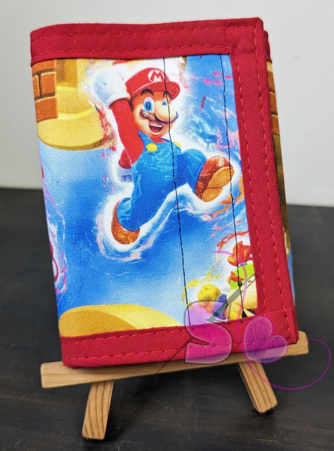 CUSTOM // Retro Tri-fold Velcro Wallet // Boys Fabric Wallet // Kids ...