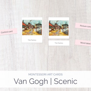 Vincent Van Gogh | Scenic | Montessori Cards | Art Appreciation & Study ...
