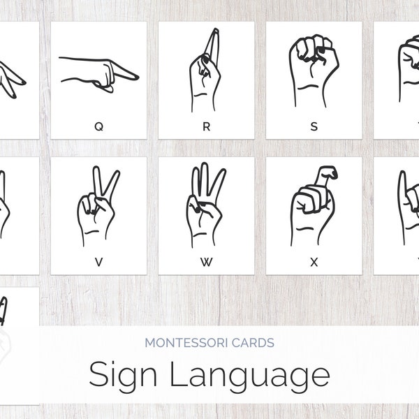 Montessori Language Cards - Etsy