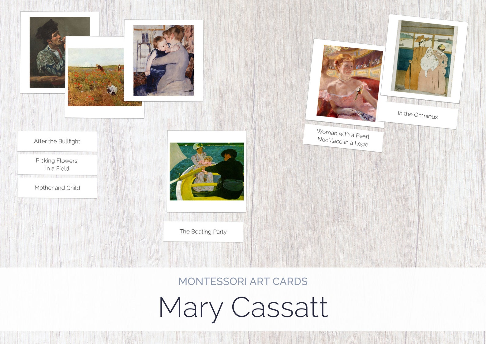 Mary Cassatt | Montessori Cards | Art Appreciation & Study - Etsy