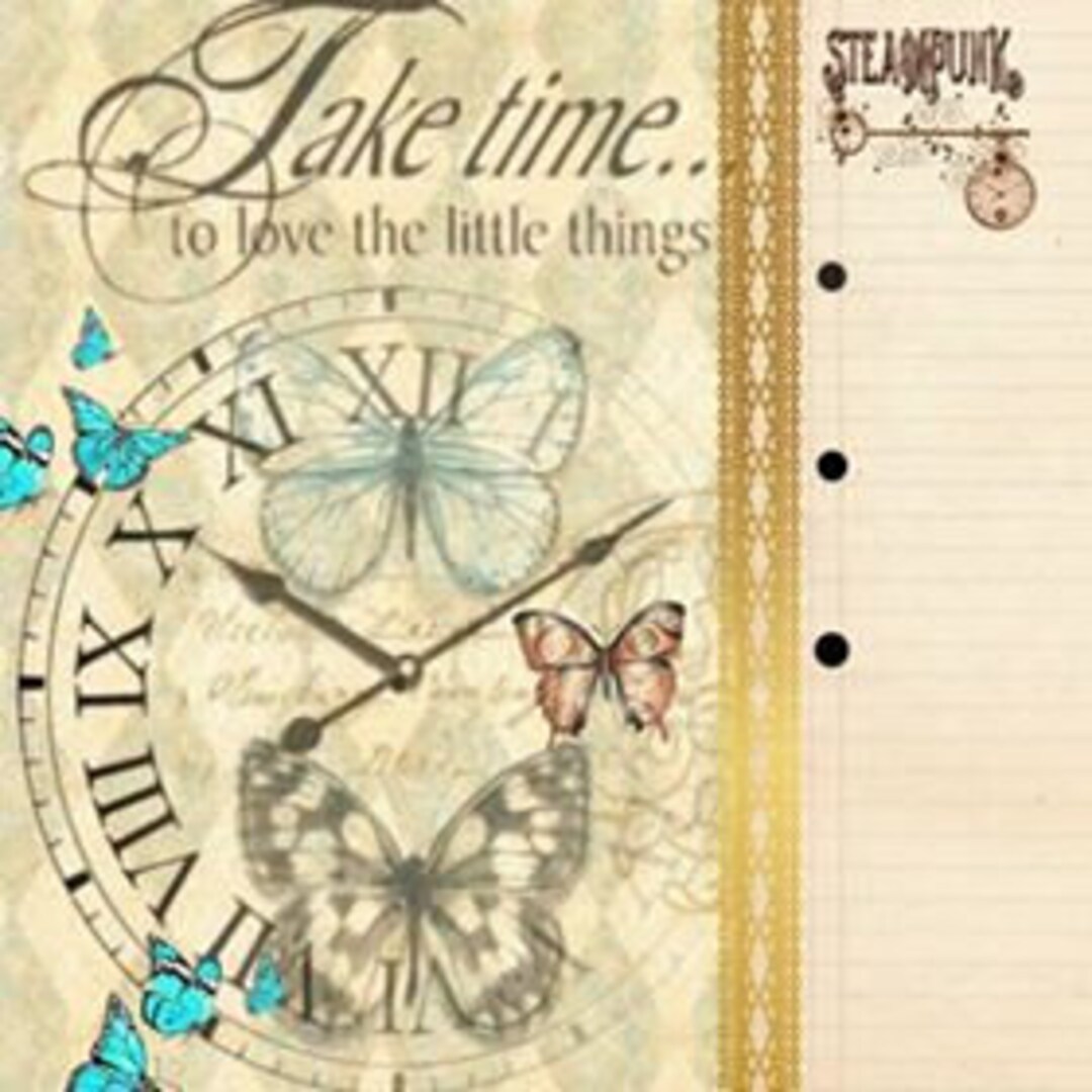 Steampunk Tags and Background (digital Download) - Etsy