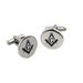 Freemason Cufflinks Masonic Symbol Cuff Links Masonry Stainless Steel ...