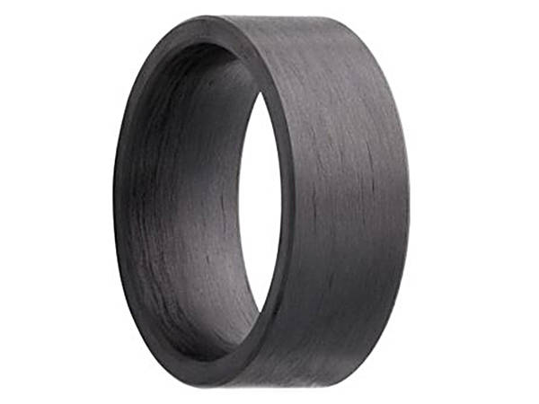 Carbon Fiber Ring Pure Solid Carbon Fiber Wedding Band Flat | Etsy