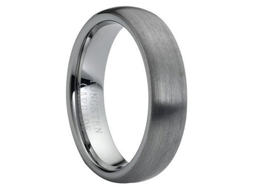 Tungsten Wedding Band,6mm,tungsten Wedding Ring,dome,comfort Fit ...