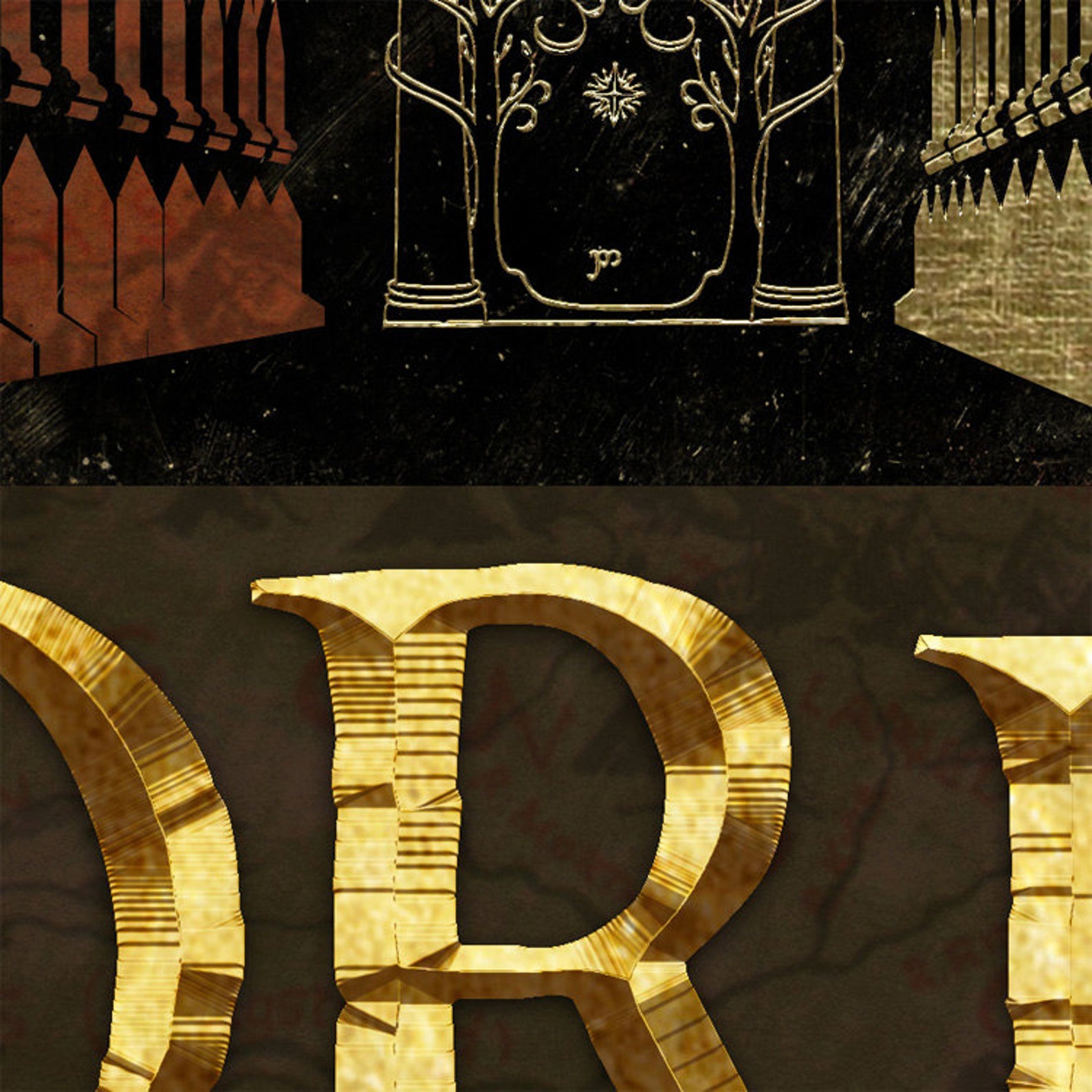 Moria Travel Poster from The Lord Of the Rings and the Hobbit | Etsy