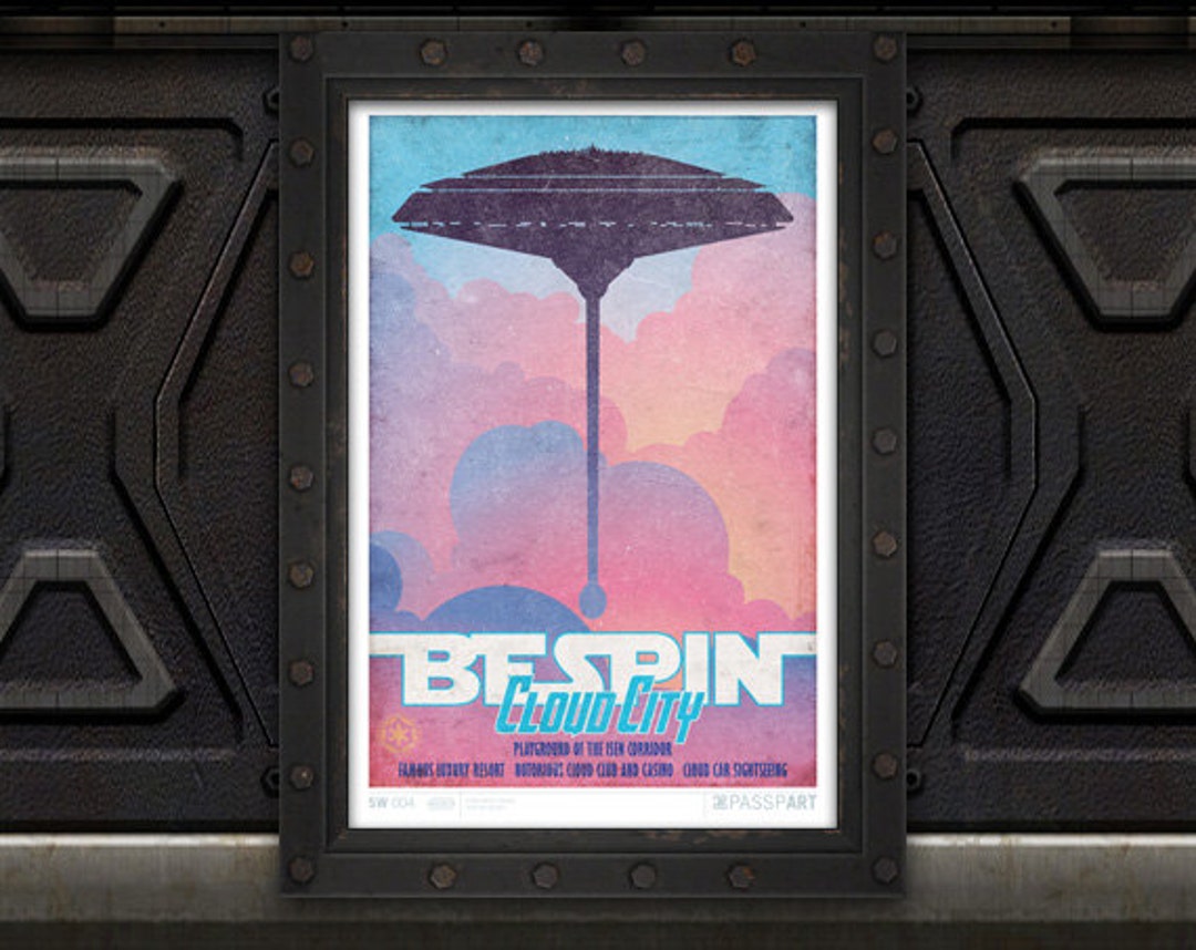 Star Wars - Bespin Travel Poster - Etsy