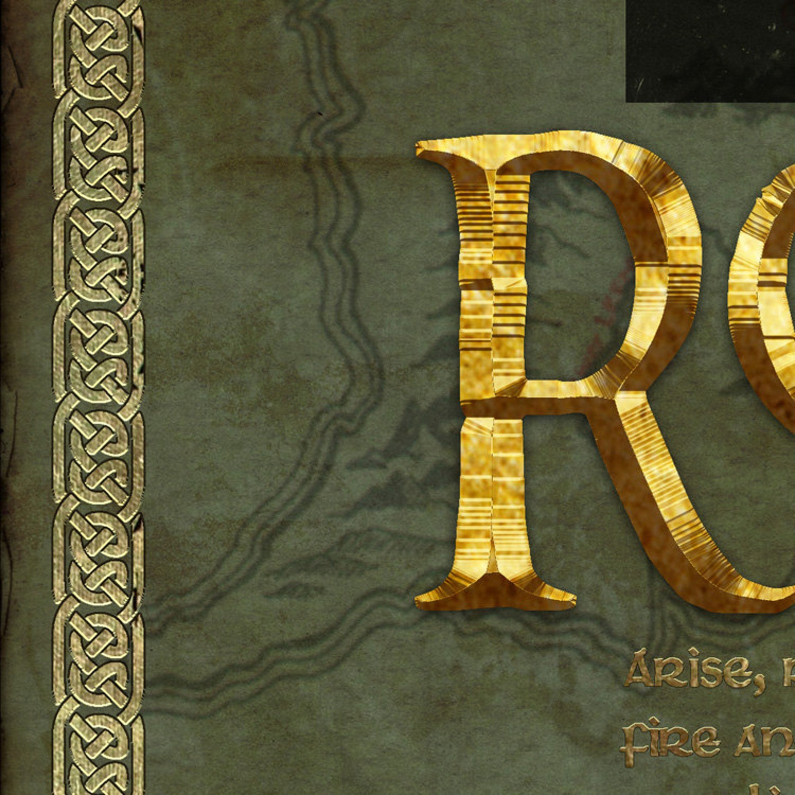 Rohan Travel Poster from The Lord Of the Rings and the Hobbit | Etsy