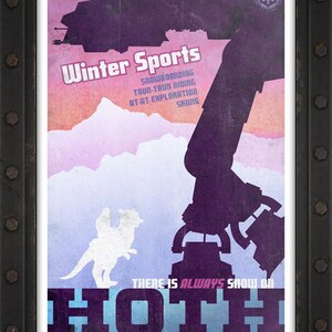Star Wars - Hoth Travel Poster - Etsy