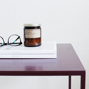 Sidetable Minimalist Tables / Red End Tables Sleek Midcentury Modern ...