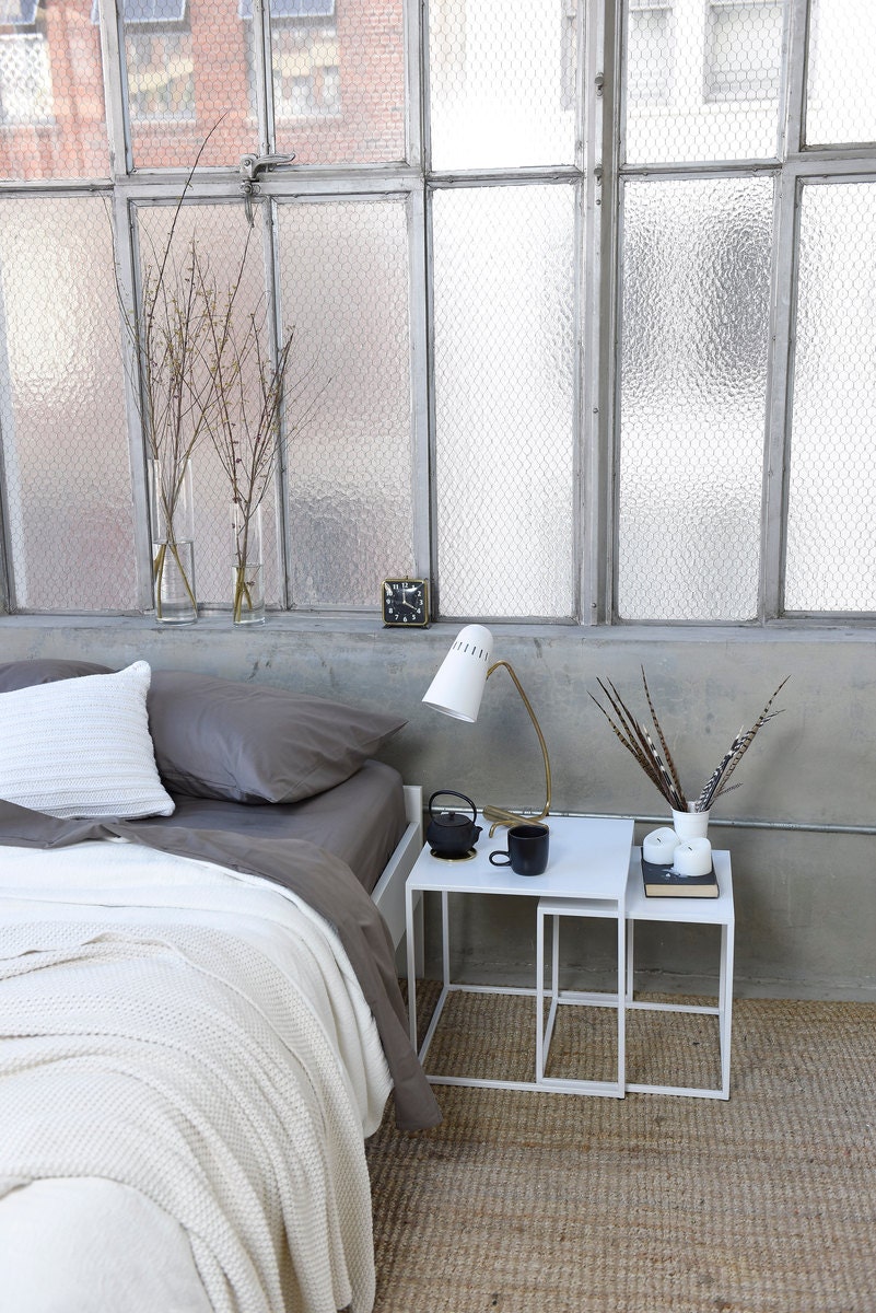 Nesting Tables Modern Side Table White Nesting Tables - Etsy