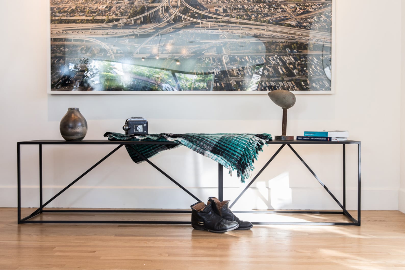 Minimalist Bench Seating Loft Modern Bench Black Bench Mondern | Etsy