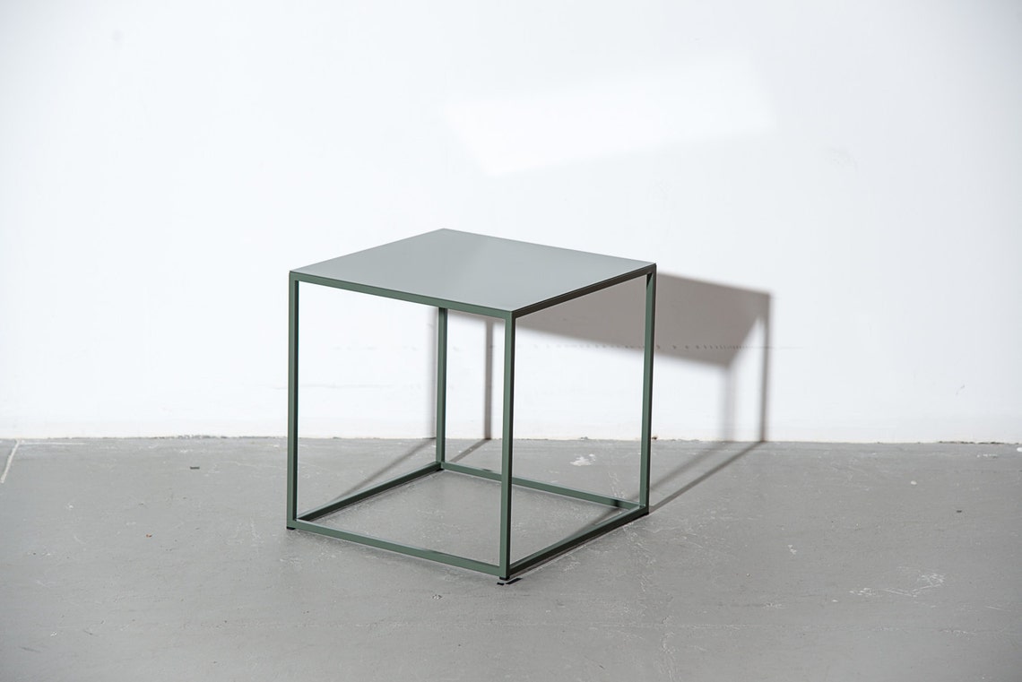 Bedside Table Corner Coffee Table Metal Side Table Midcentury - Etsy