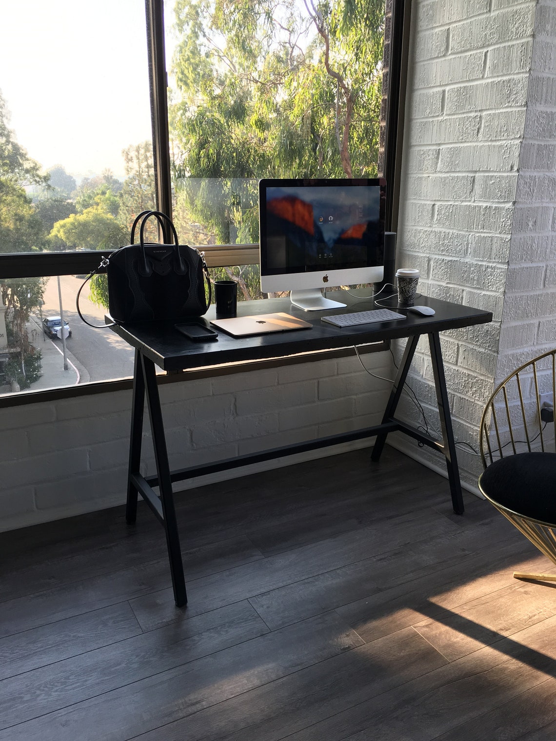 Modern Concrete Desk / Computer Desk Minimal. Minimalist Desk - Etsy