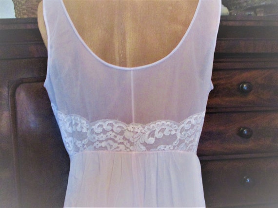 Shadowline Nightgown Peignoir Set Double Chiffon Brid… - Gem