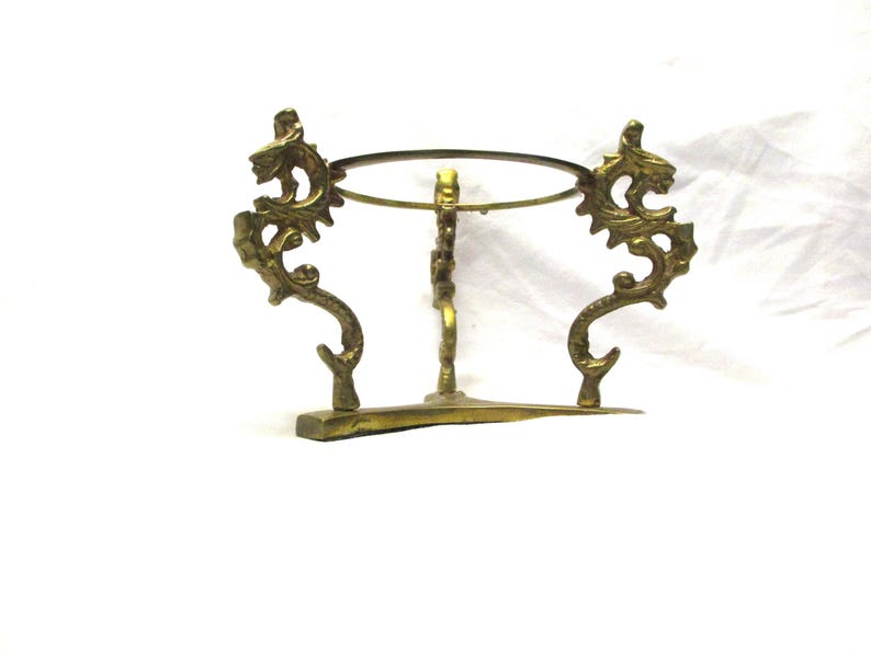 Bowl Stand Brass Gargoyle Motif 3.25 Inches Tall MCM - Etsy