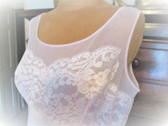 Shadowline Nightgown Peignoir Set Double Chiffon Brid… - Gem