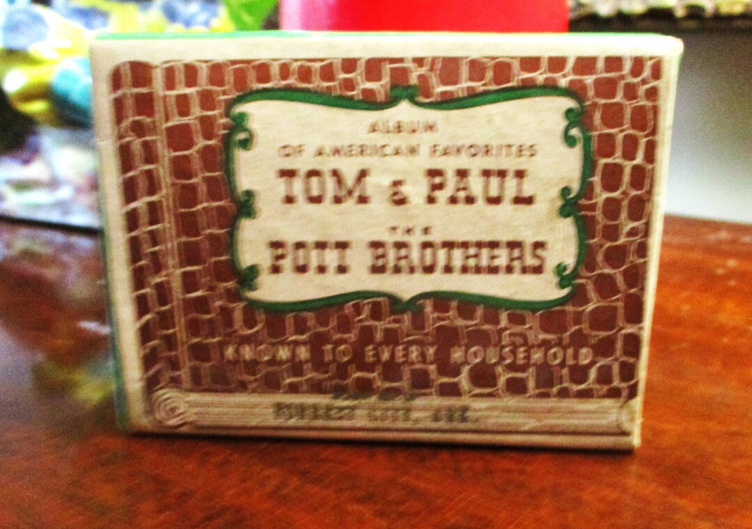 Novelty the Pott Brothers Tom & Paul 1940's Album of American Favorites ...