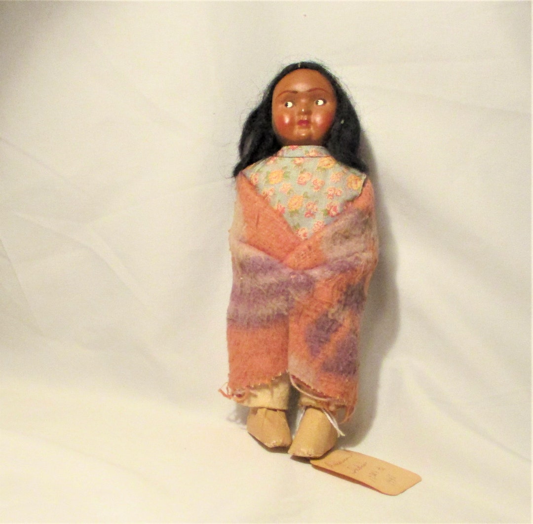 1930s Skookum Doll Rare Antique Native American Indian - Etsy