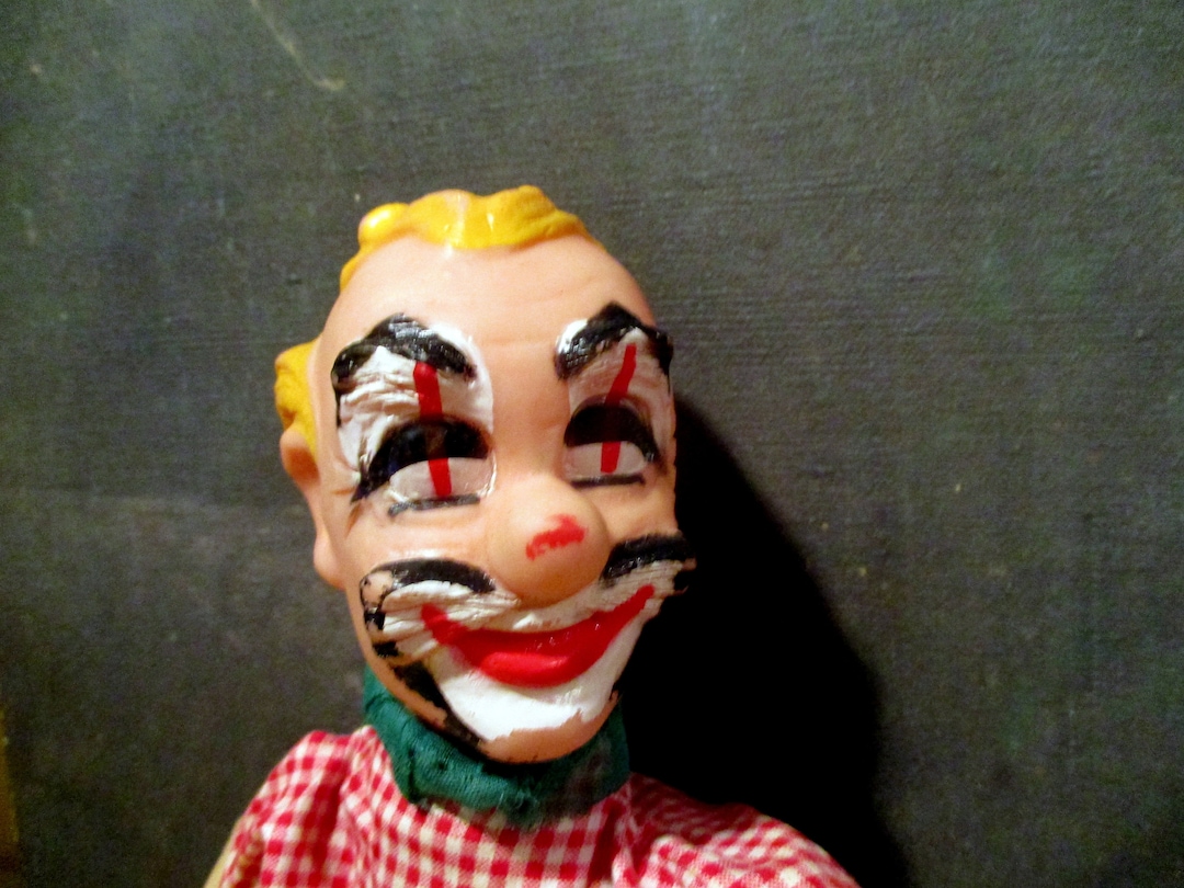 Hazelle Clown Puppet Vintage Clown Hand Puppet - Etsy