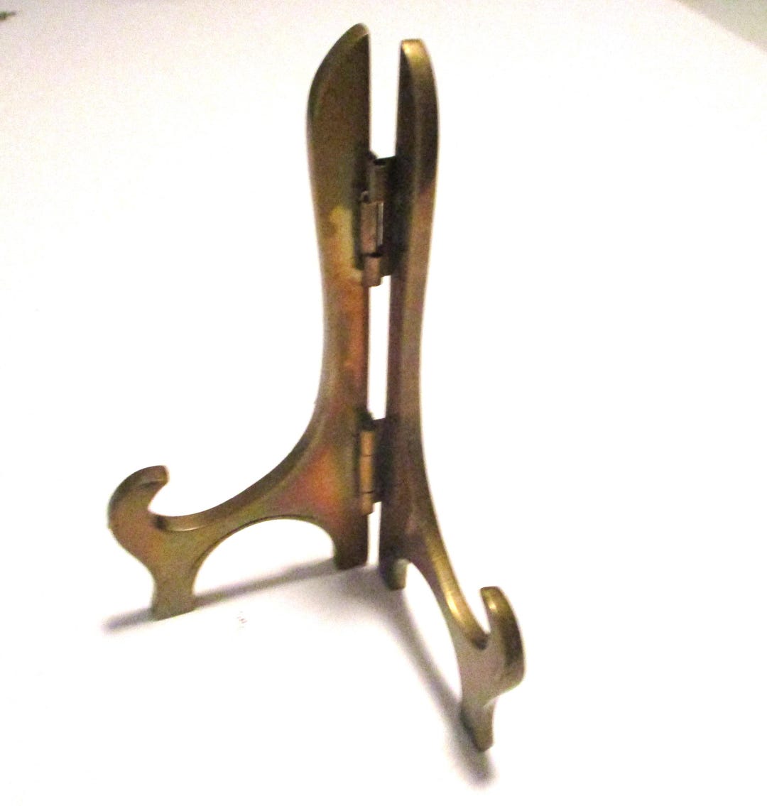 Brass Easel Folding Hinged Stand Picture Book Display Stand 5 Inches ...