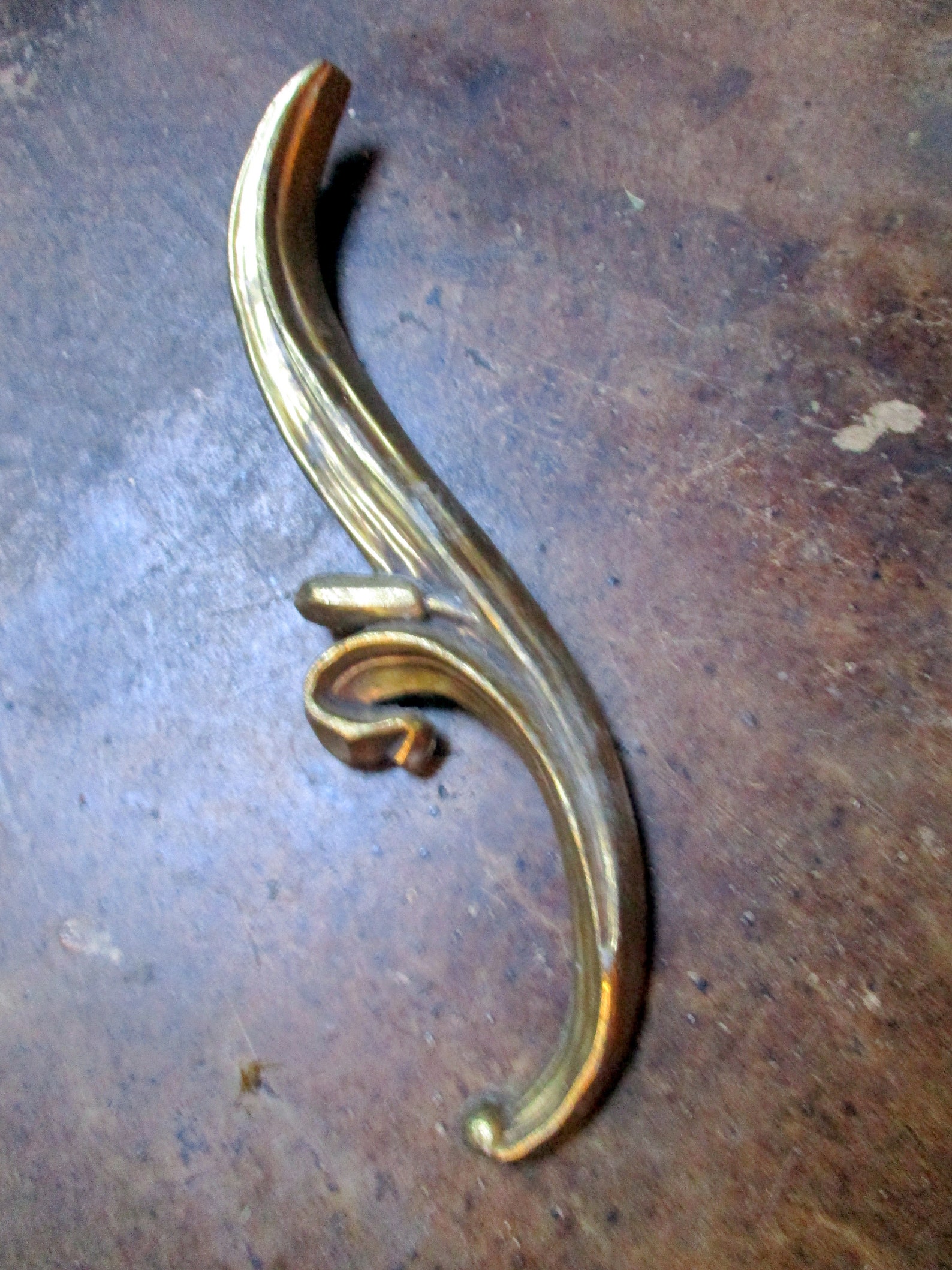 Gold Fragment Gold Cast Iron Architectural Fragment Wall Decor - Etsy