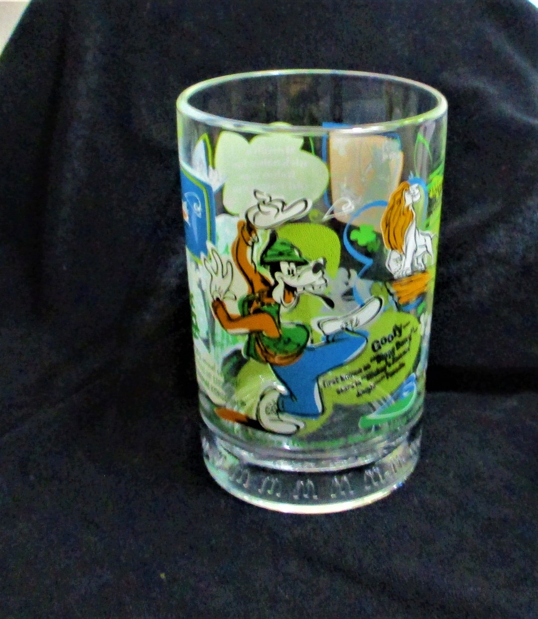 Goofy Glass Tumbler 100th Anniversary Mcdonald's Disney Mickey Simba - Etsy