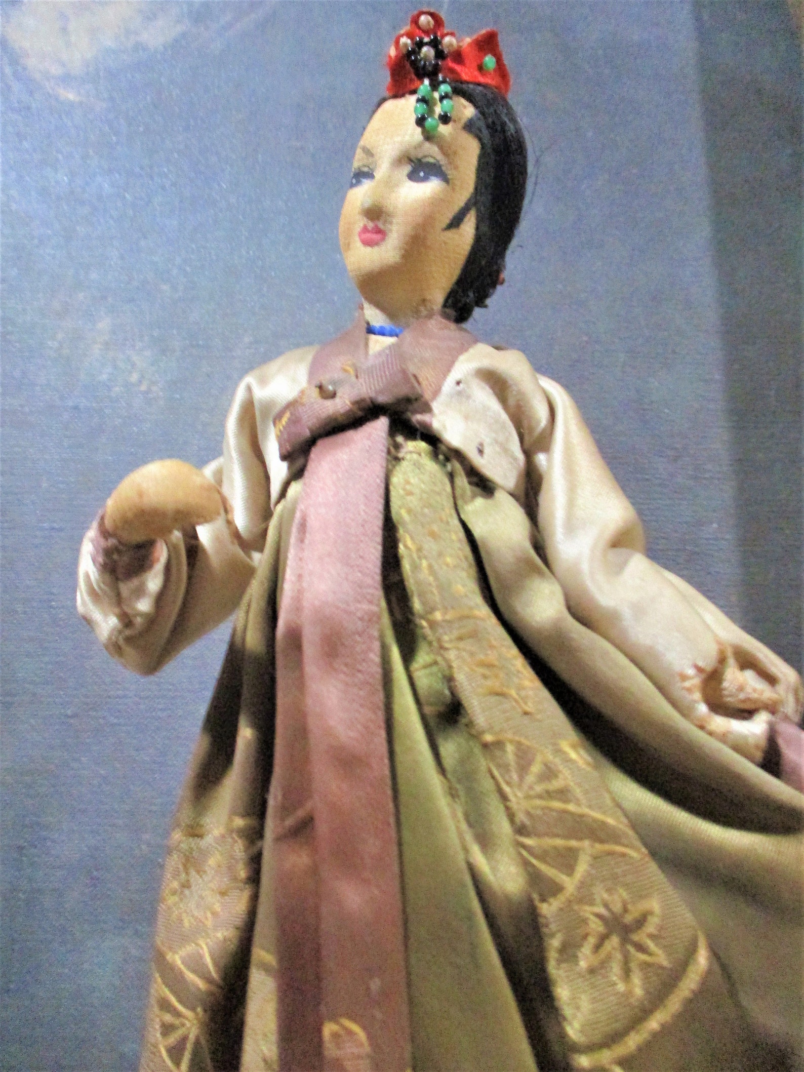 Vintage Layna Klumpe Cloth Felt Spanish Woman Doll Spain Rare 12 Inches ...
