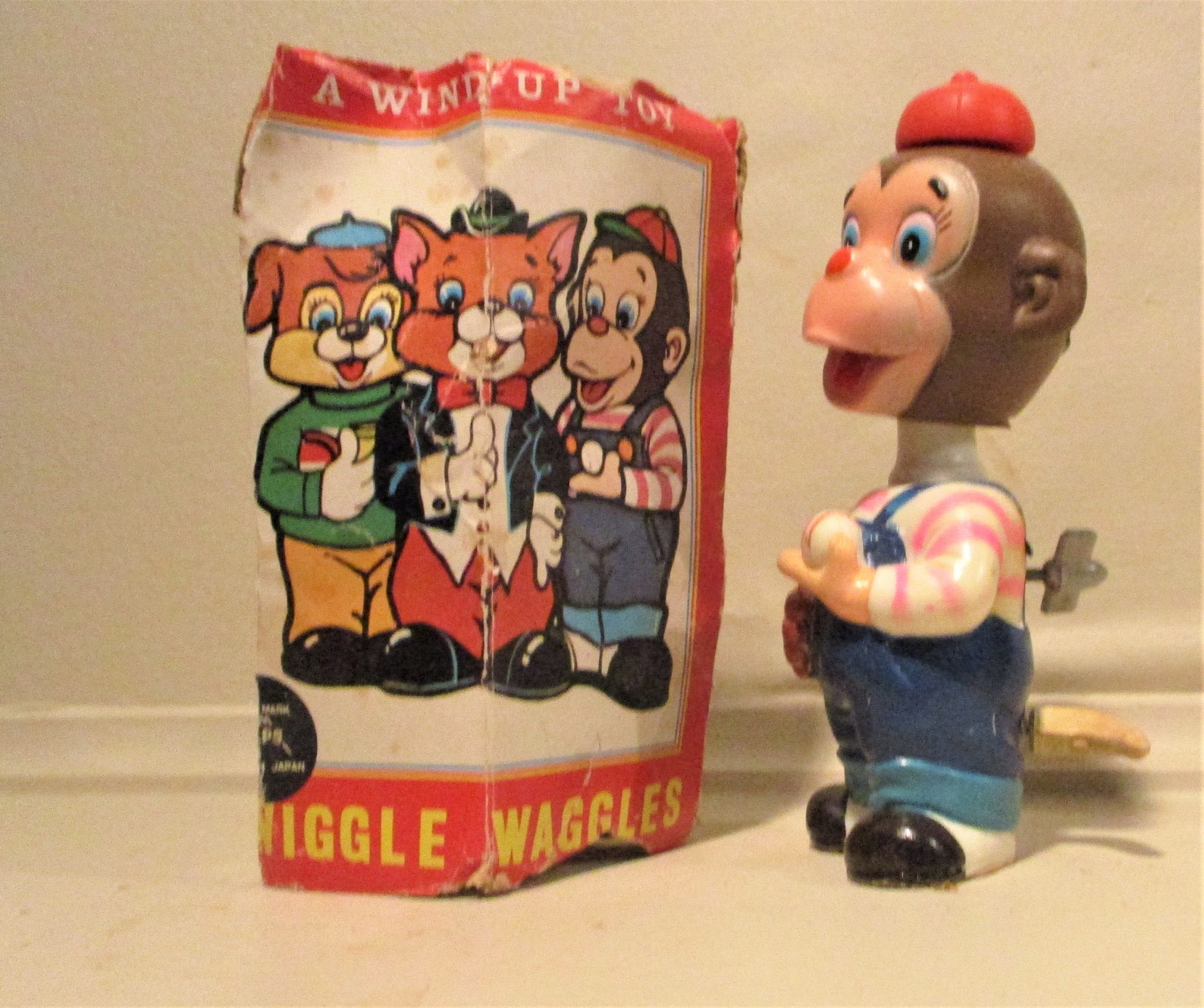Wiggle Waggle Monkey Vintage Wind up Toy Alps Made in Japan - Etsy
