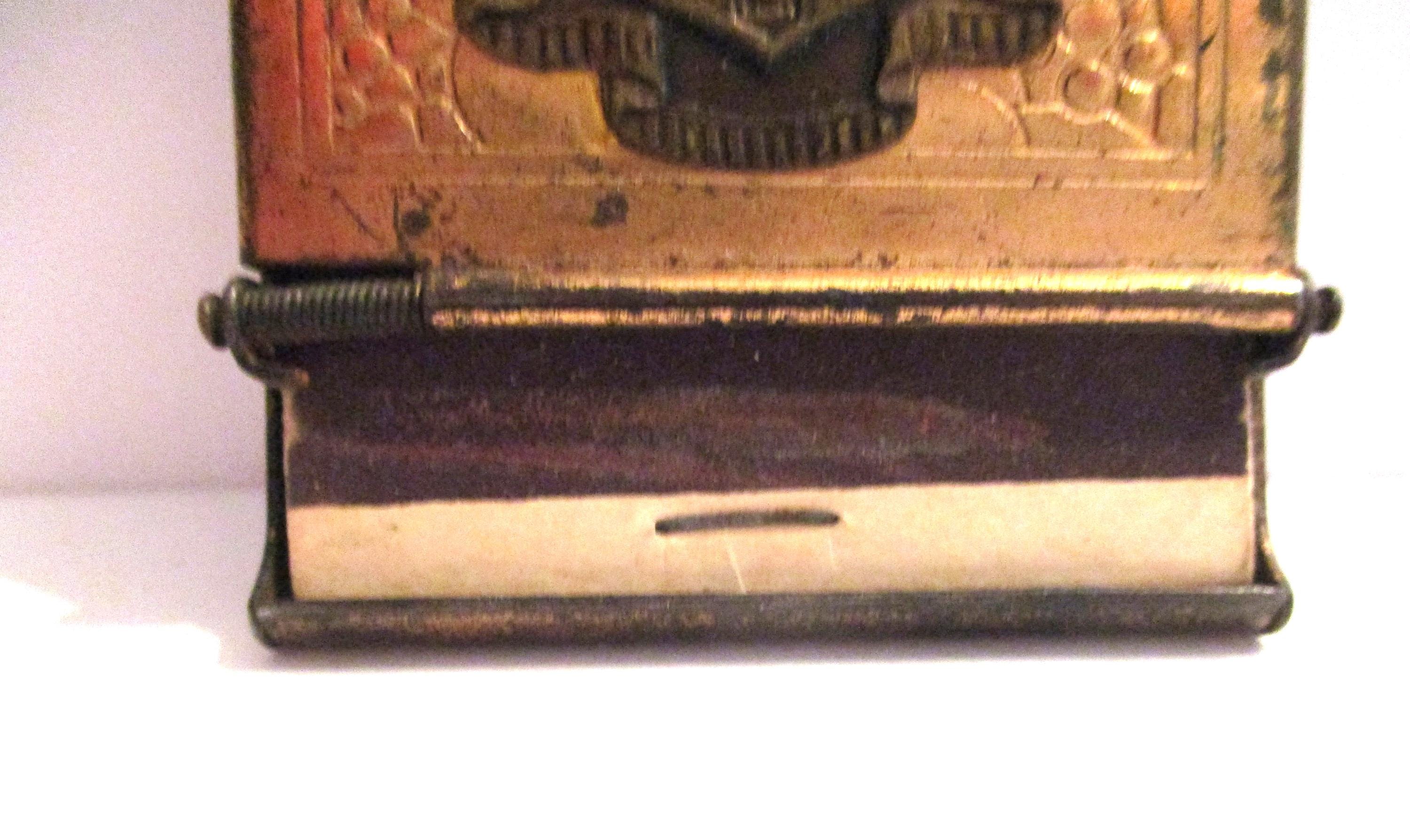 Empire State Building Match Box Cover New York Souvenir Jemco Hide-a ...