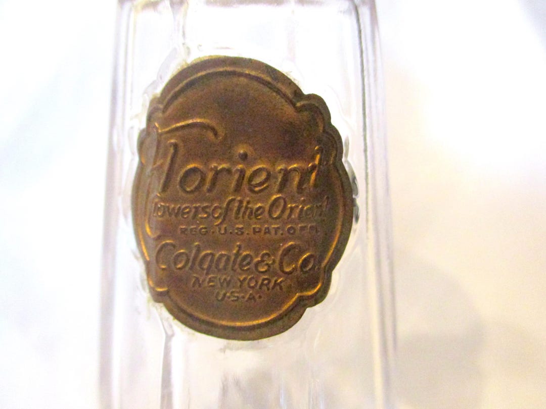 Florient Flowers of the Orient Toilet Water Bottle Colgate & Co. Empty ...