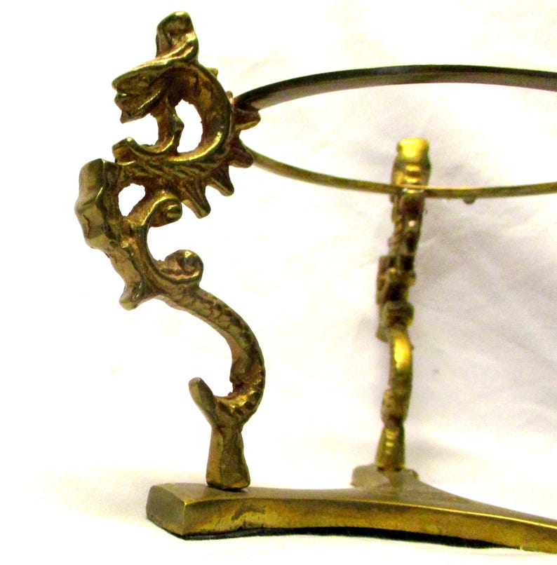 Bowl Stand Brass Gargoyle Motif 3.25 Inches Tall MCM - Etsy