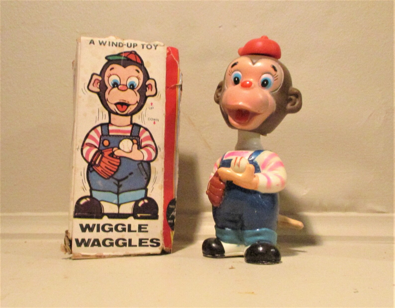 Wiggle Waggle Monkey Vintage Wind up Toy Alps Made in Japan - Etsy