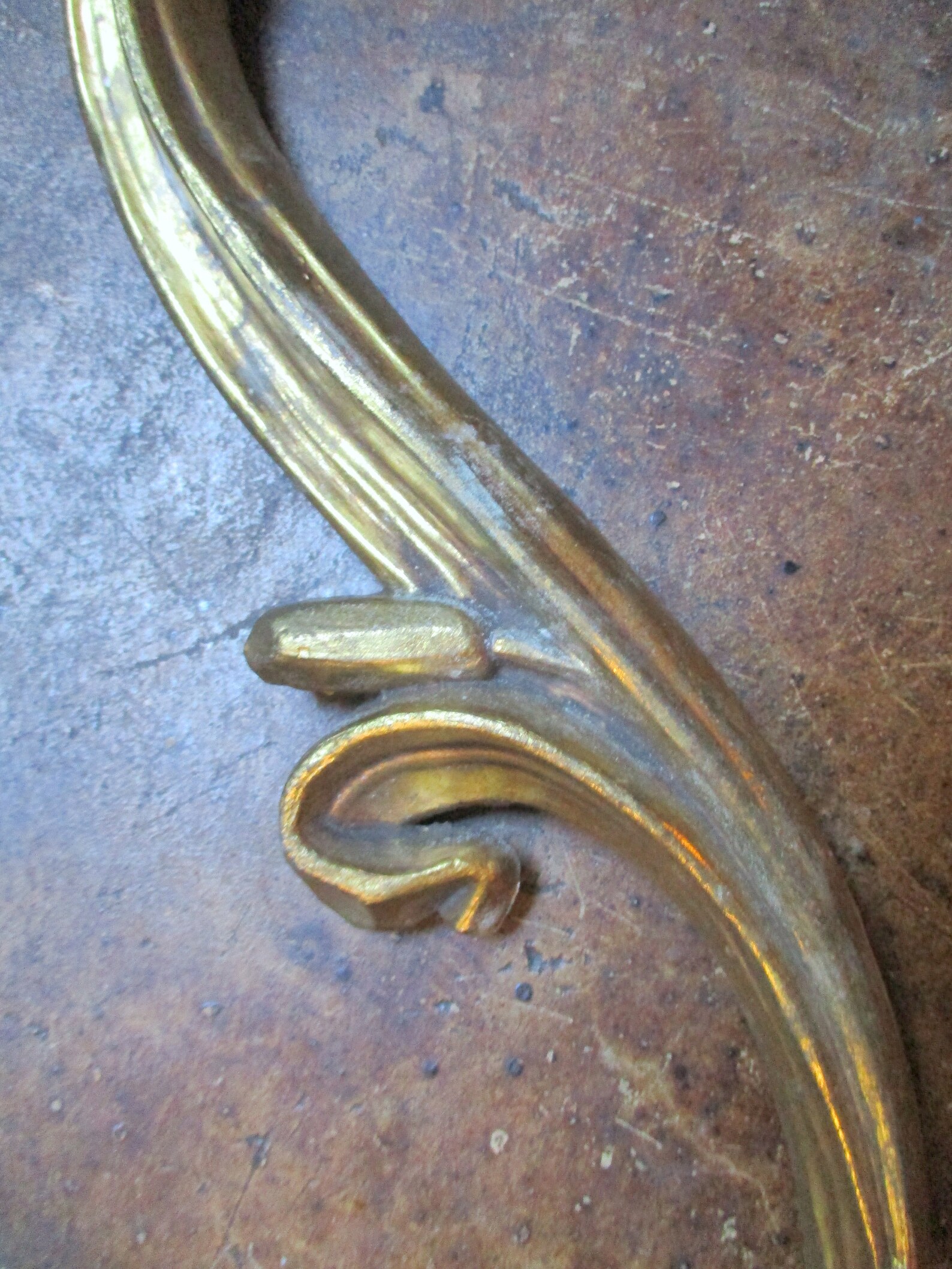 Gold Fragment Gold Cast Iron Architectural Fragment Wall Decor - Etsy