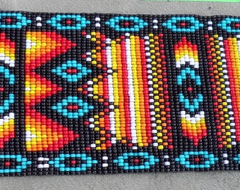 FROG PAW frog Foot YUROK Basket Weave Design Loomed Beaded Bracelet - Etsy