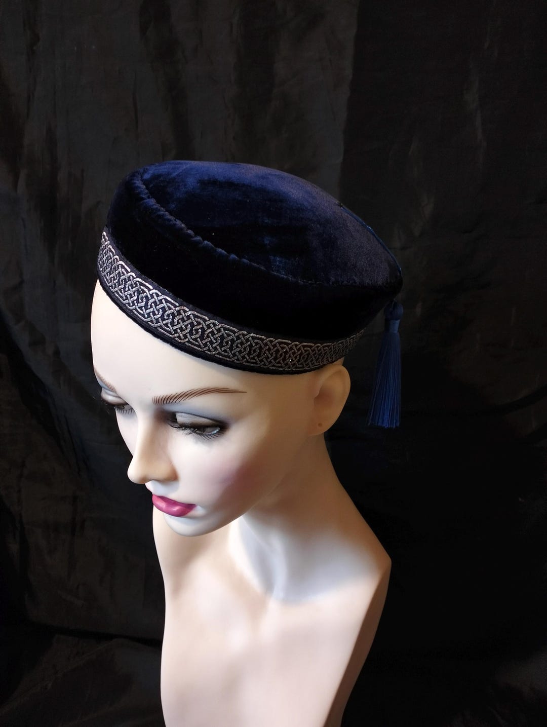 Silk Velvet Smoking Cap - Etsy