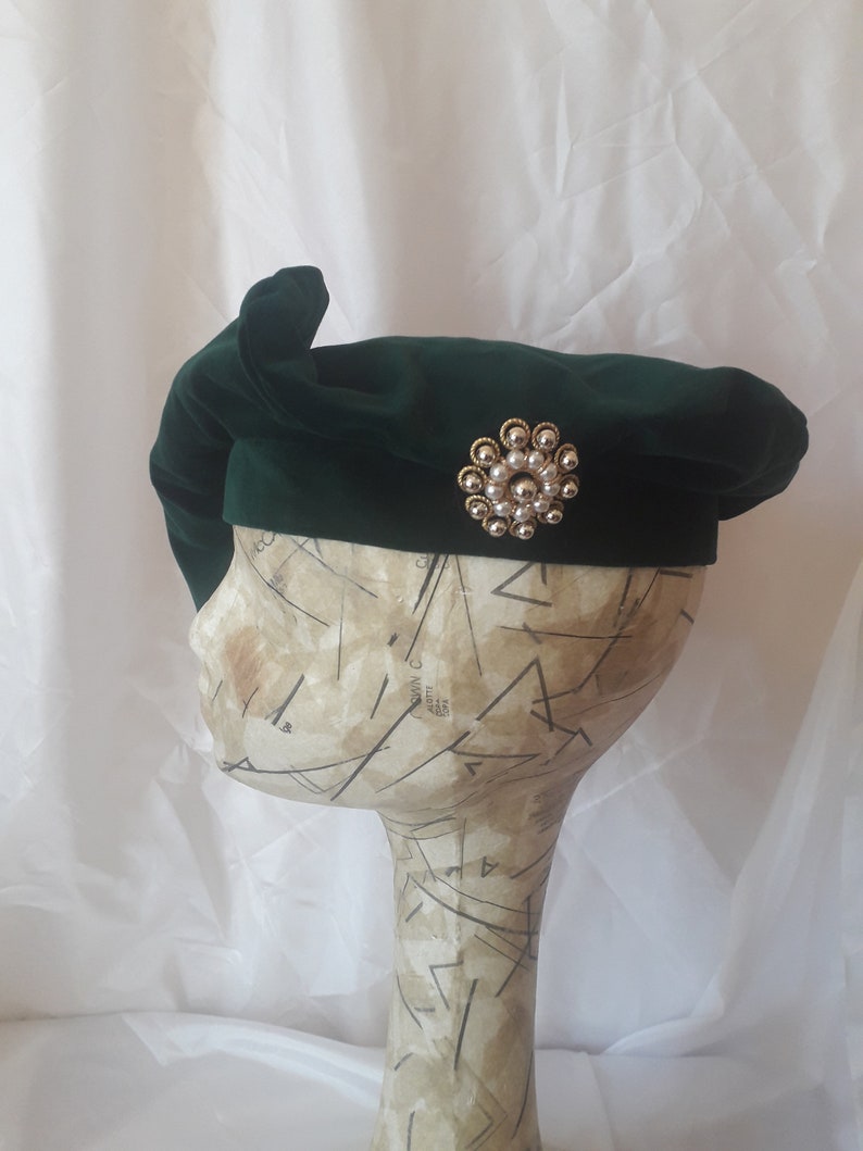 Velvet Artists Beret - Etsy UK