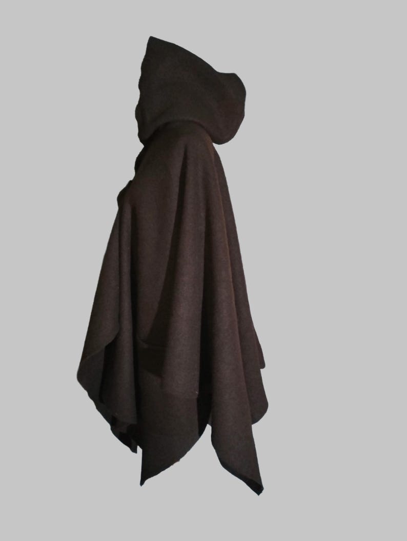 Pure Wool Cloak With Hood and Pocket: Warm, Durable Outerwear With ...
